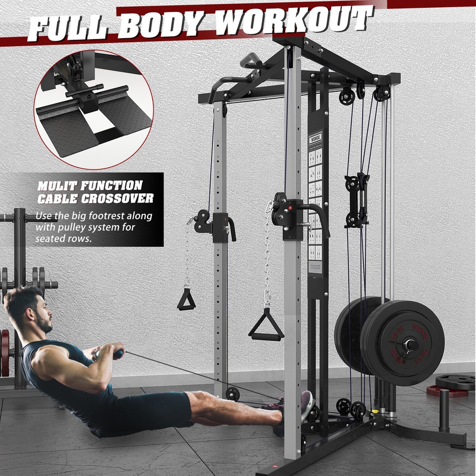 Cable Crossover Machine, Cable Fly Machine Home Gym System Workout ...
