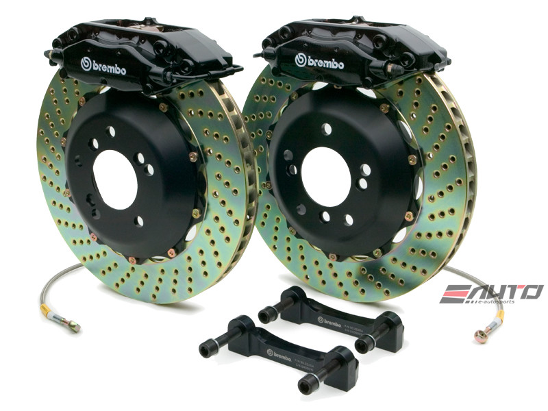 Brembo Rear GT Big Brake B Caliper Black 345x28 Drill R32 R33 R34 ...