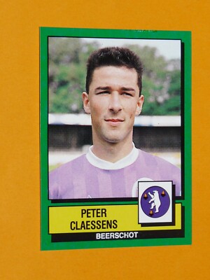 #48 PETER CLAESSENS K BEERSCHOT VAV PANINI FOOTBALL 89 1988-1989 ...