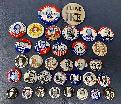 34 Variety Pack Vintage U.S. Election Button Pins #17 | eBay