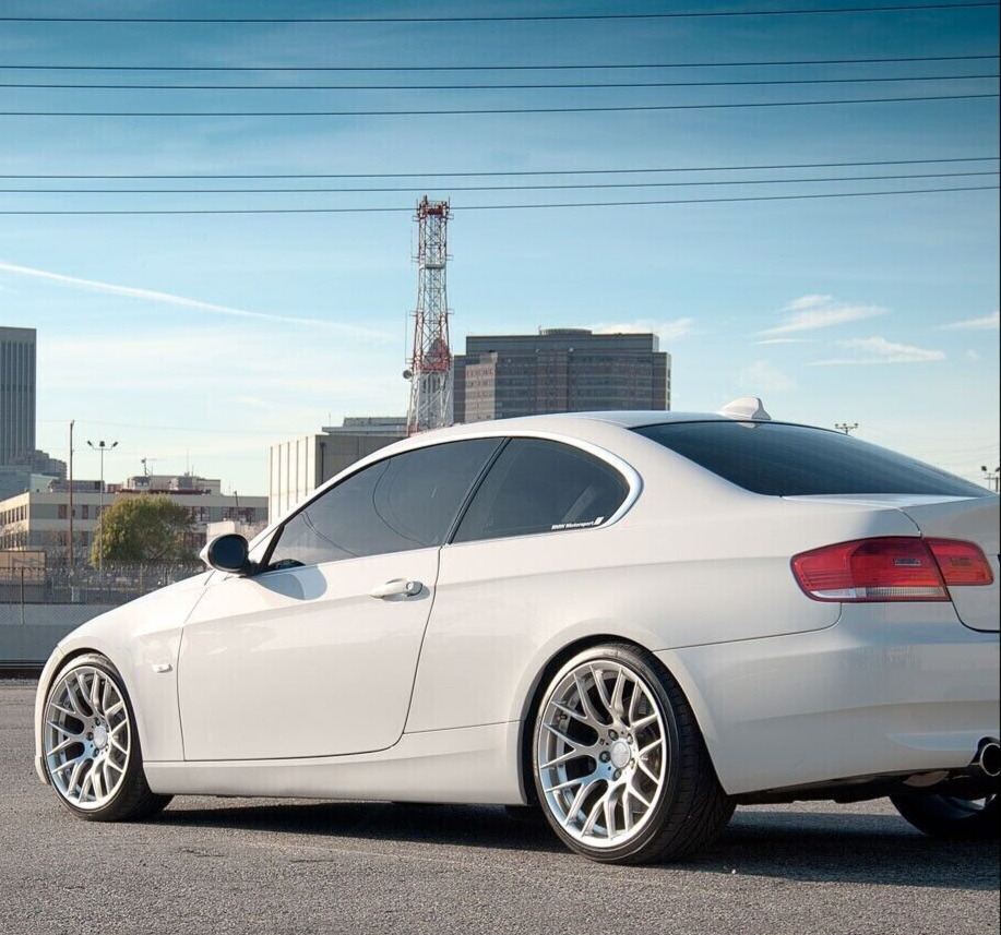 19" AVANT GARDE M359 SILVER WHEELS 19x9 / 19x10 RIMS FIT BMW E90 325 ...