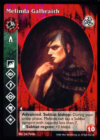 Melinda Galbraith (ADV) - Toreador Antitribu - Vampire VTES | eBay