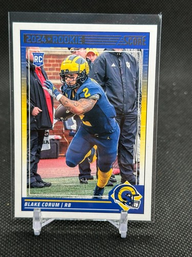 2024 Score Blake Corum ROOKIE #389 - Los Angeles Rams | eBay