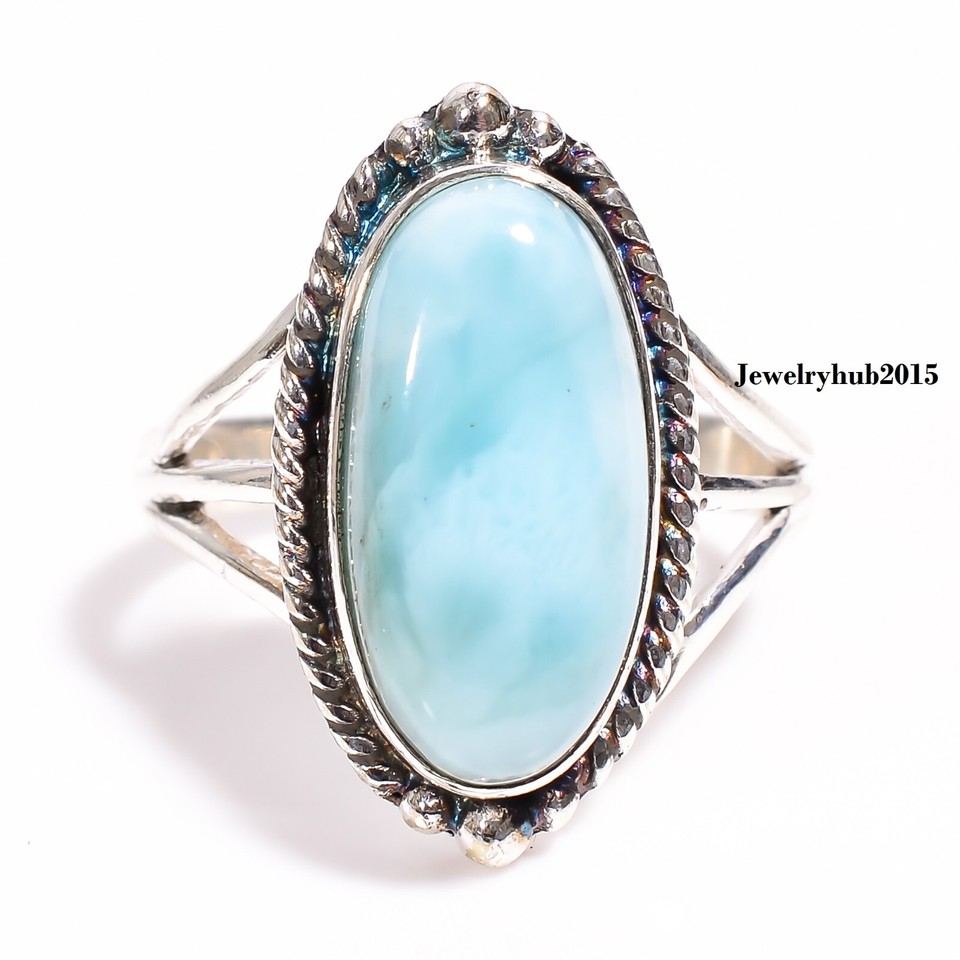 Larimar Vintage Style Handmade Jewelry 925 Sterling Silver All Size A ...