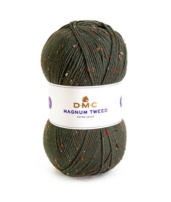 Pelote de laine MAGNUM TWEED 400 GR ! - DMC. Color : 711 Vert | eBay
