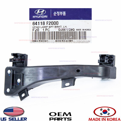 Genuine Headlight Support Bracket Left Driver Side OEM Elantra Sedan ...