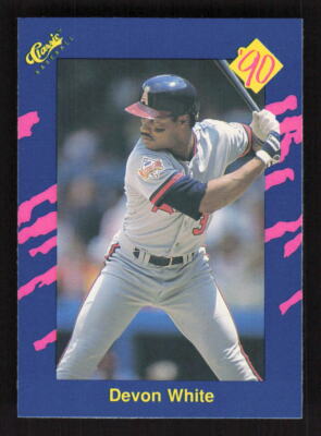 1990 Classic Blue #63 Devon White California Angels | eBay