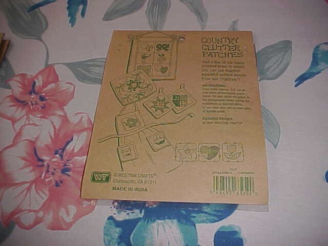 Country Clutter Hand Made Patches Quilting Tulip 🌷 Checks Dots New | eBay