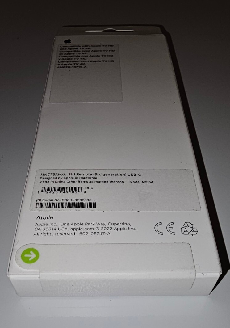 Apple Siri Remote 3rd Gen. for Apple TV 4K/HD for sale online | eBay