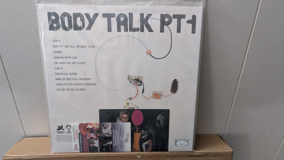 Robyn Signed Body Talk Album UO Exclusive Orange Vinyl LP Proof JSA | eBay
