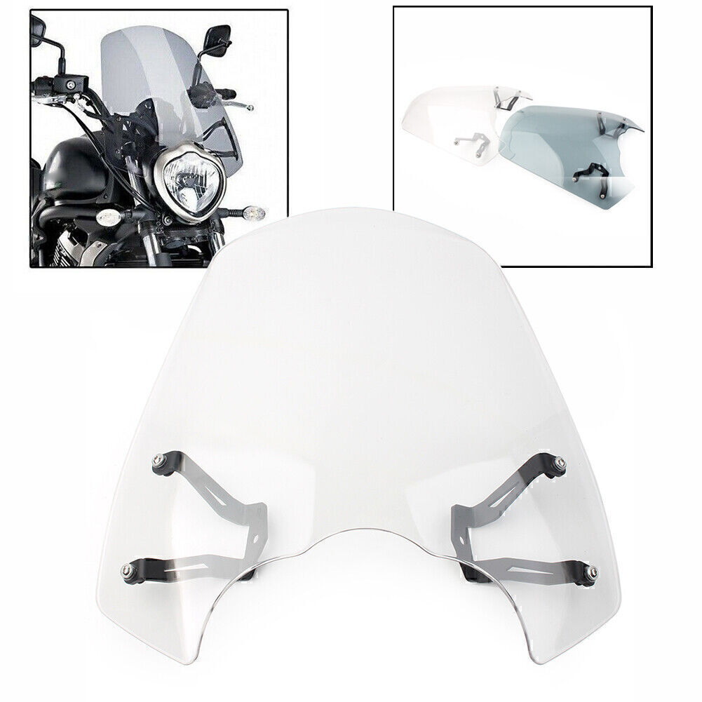 Motorcycle Windshield Deflector W/Bracket for Kawasaki Vulcan S 650 ...