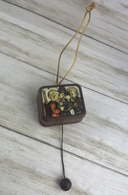 VTG Hummel Music Box Pull String Boys at school WORKS-see Video “School ...