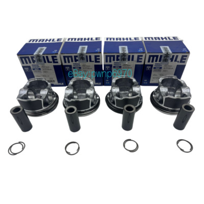 4X UPGRADED 23MM PISTON & RINGS SET 06H107065DM FOR AUDI A5 A4 JETTA 2 ...