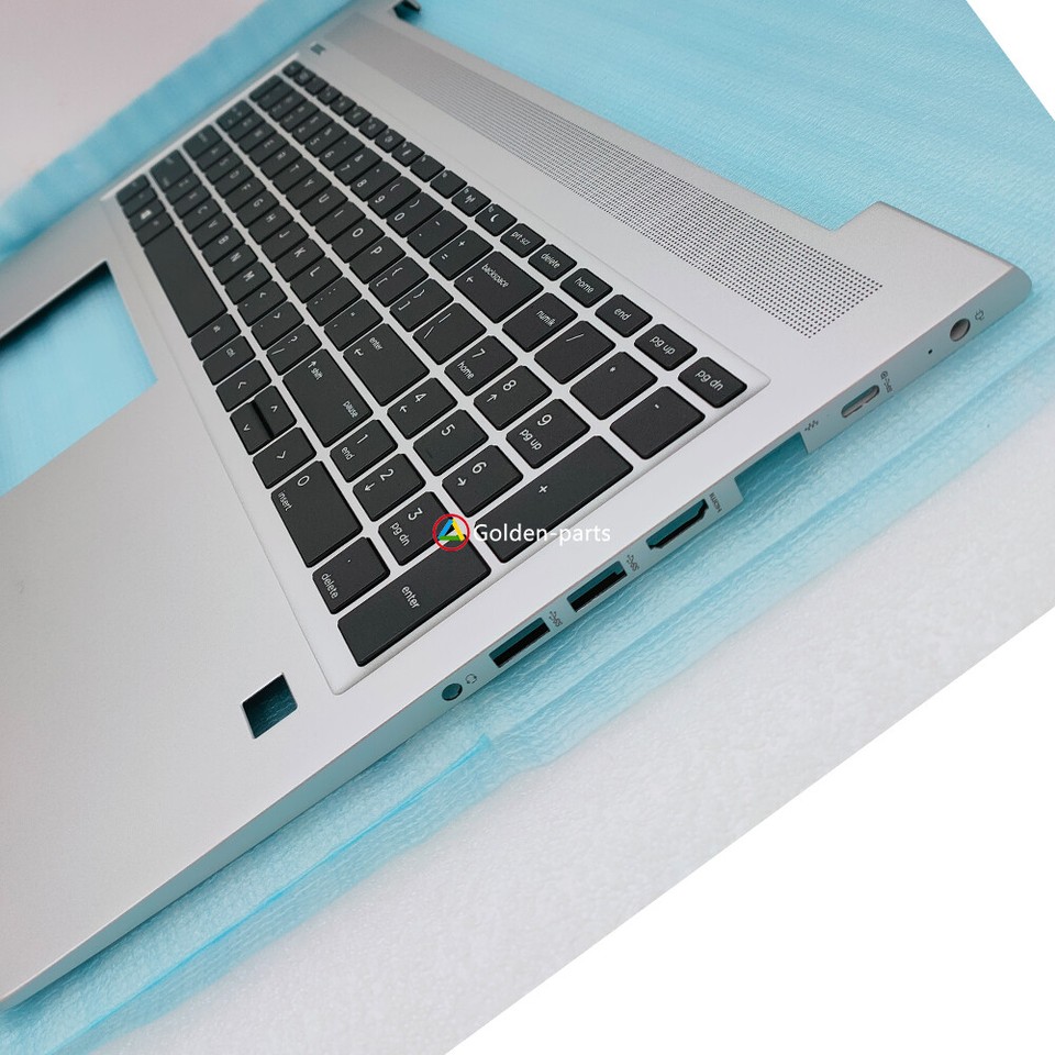 New Palmrest No-Backlit Keyboard L45091-001 Silver For HP ProBook 450 ...