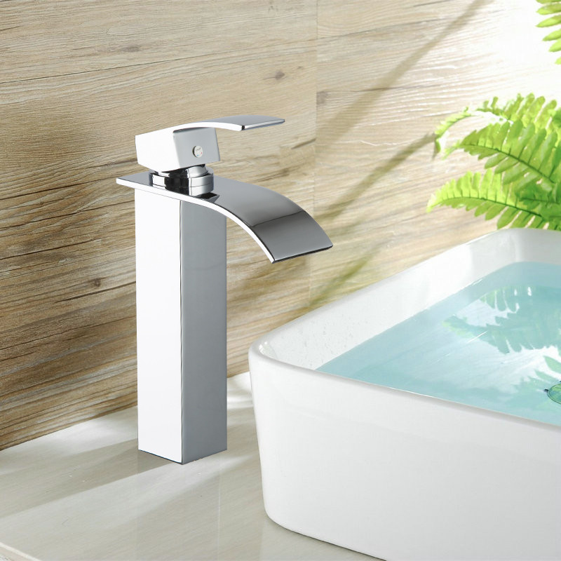 Bathroom Basin Vessel Vanity Sink Lavatory Faucet Mixer Tap Hot&Cold ...