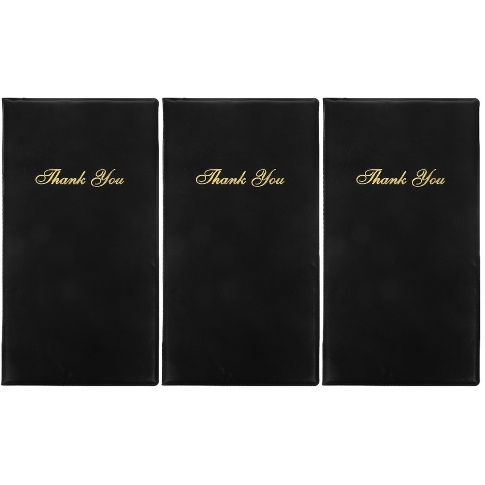 3pcs Check Card Holder Check Holder Writing Board Menu Book Folder ...