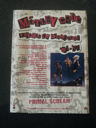 Vintage Metal Edge Hard Rock Photo Magazine January 1992 Vol 36 #7 ...