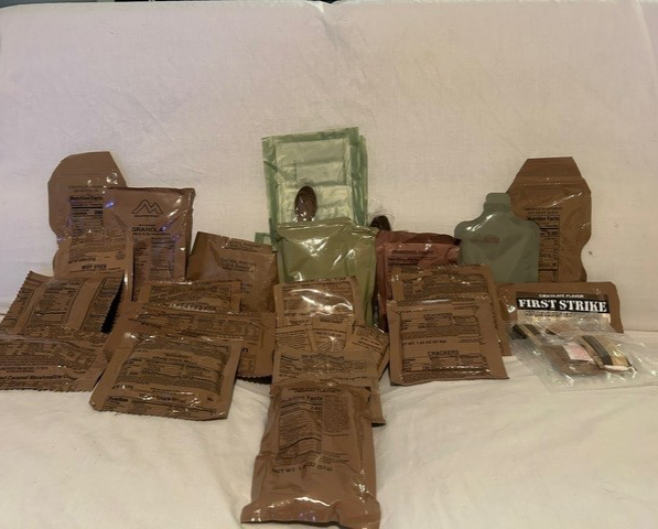 Military MRE Large Accessory Sampler 60+ Items | eBay