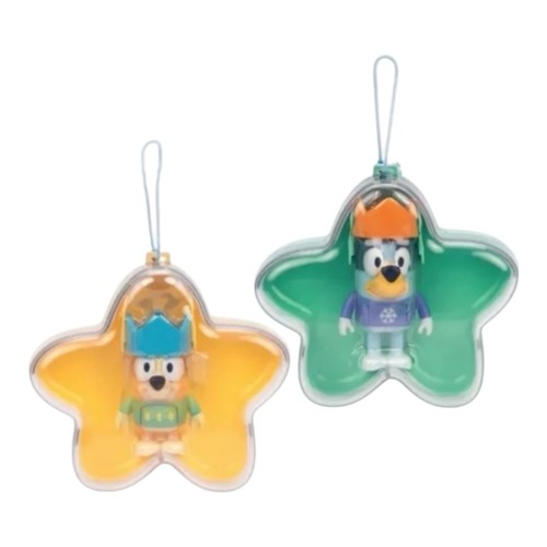 2 Bluey Star Toy Ornaments Bluey & Bingo Bundle New Stocking Stuffers ...