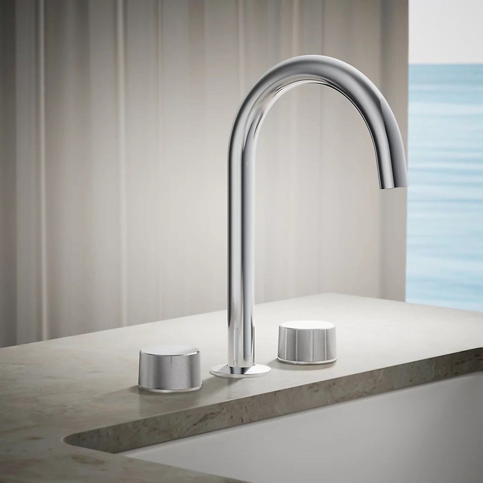 Kohler Components®Deck-mount bath faucet handles with Oyl design 77990 ...