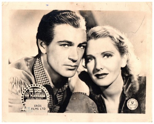 The Plainsman 1936 Original Lobby Card Gary Cooper Jean Arthur Wild ...