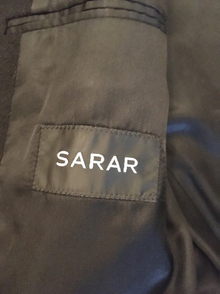 SARAR Men's BLAZER SIZE 40R 100% CASHMERE 3 Button Solid Sport Coat ...
