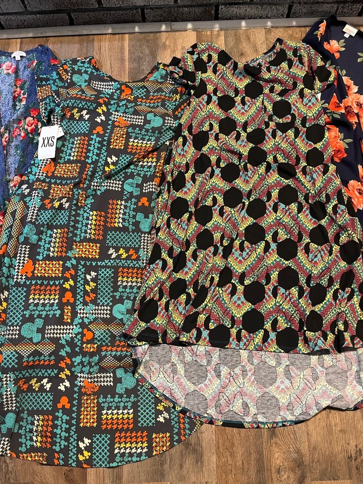 LuLaRoe Disney Clothing Lot Size Small XXS/ 2XS Carley Dress Lot Mickey ...
