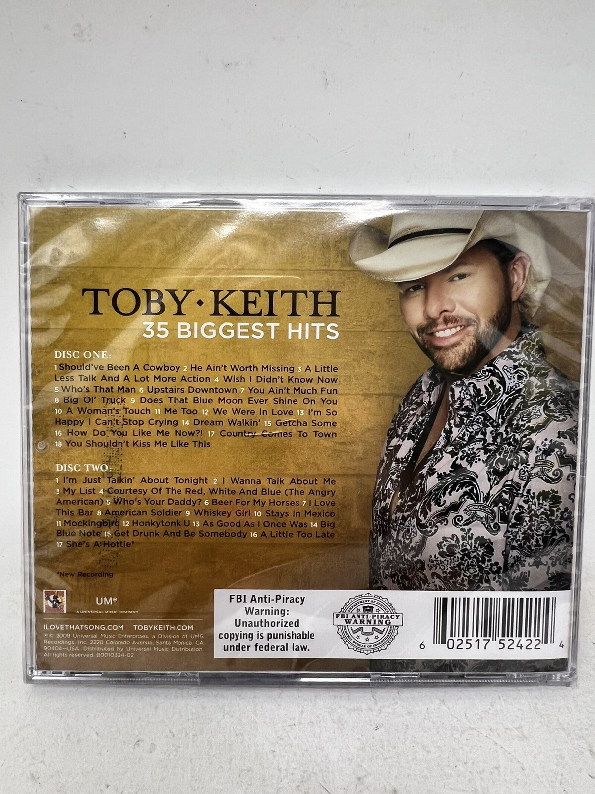 35 Biggest Hits by Keith, Toby (CD, 2008) for sale online | eBay