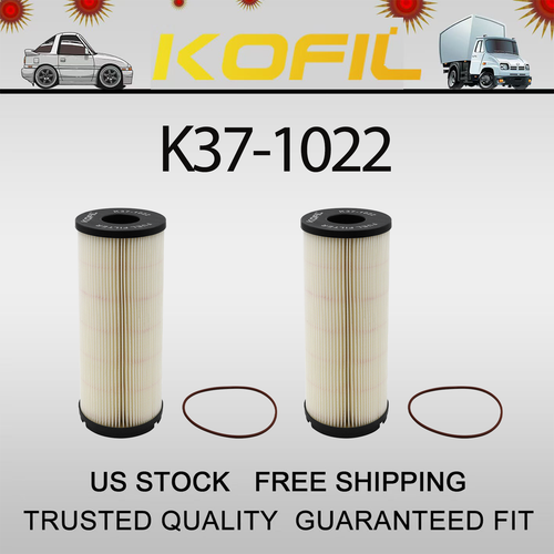 2~Fuel Filter K37-1022 for Peterbilt Kenworth Truck EPA 17 MX-13 MX-11 ...