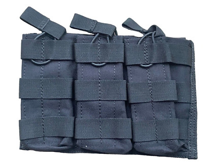 Armor Express Triple Bungee Pouch Open Top Black #TPVM1640TTMBLK | eBay
