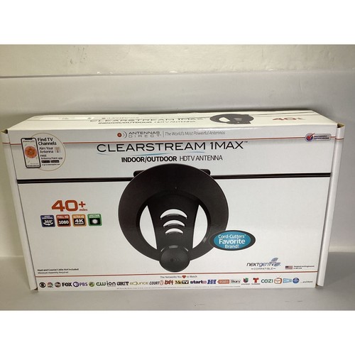 Clear Stream 1Max Indoor/Outdoor HDTV Antenna 40+ Miles Brand New ...