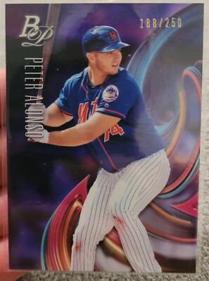 2018 Bowman Platinum Pete Alonso Purple /250 TOP-15 New York Mets | eBay
