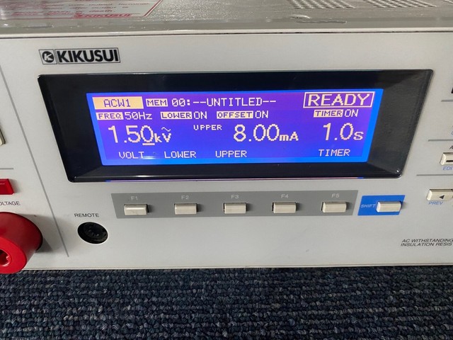 Kikusui TOS9200 AC Withstanding Voltage / Insulation Resistance Tester ...