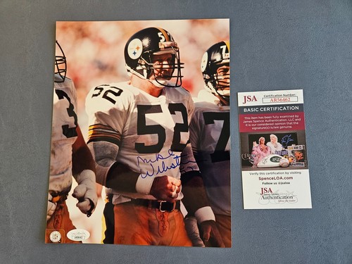 MIKE WEBSTER "52" Pittsburgh Steelers Autographed Signed 8x10 Photo ...