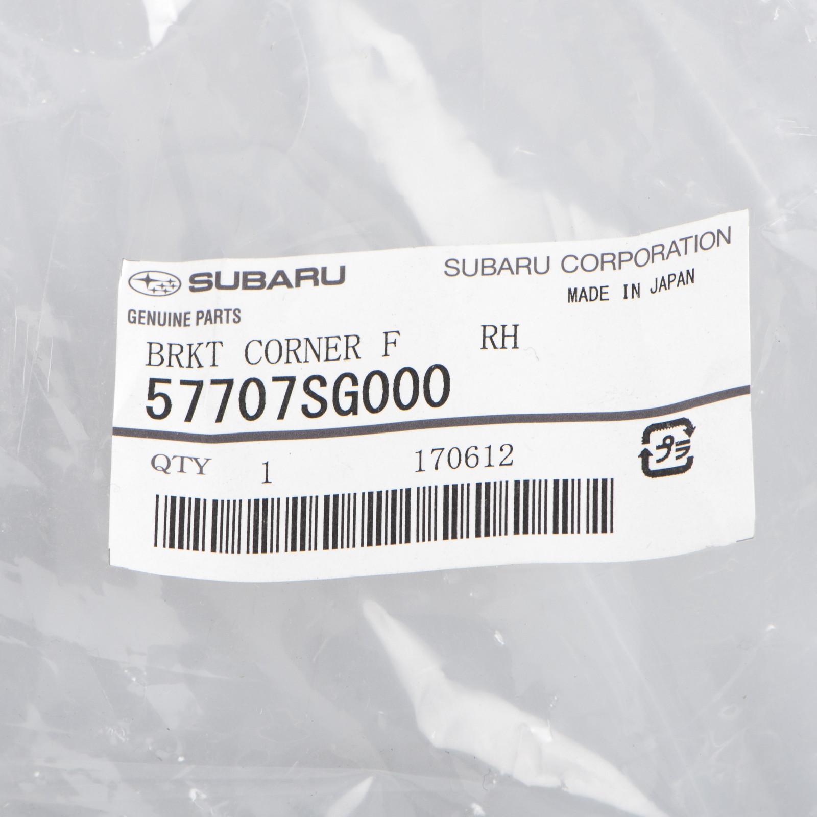 OEM 2014-2018 Subaru Forester Front Bumper Right Corner Upper Bracket ...