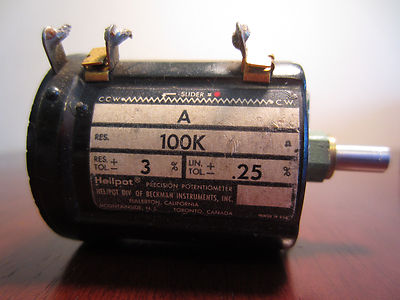 Beckman Helipot A 100K Precision Potentiometer | eBay