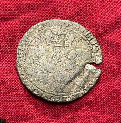 1557 Philip And Mary BustScarce Irish Groat (4) Four Pence, Rare 450 ...