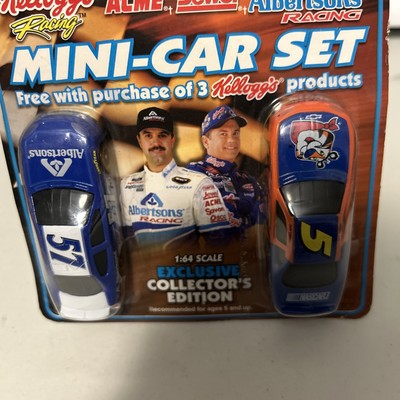 NASCAR Kellogg's Racing Albertsons Racing Mini Car Set 1:64 Exclusive ...