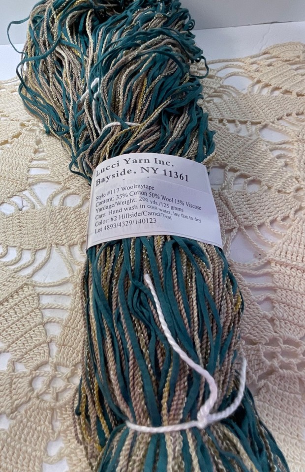 lucci Yarns New Woolraytape Unit of 1 Select From Drop Down Menu 200 ...