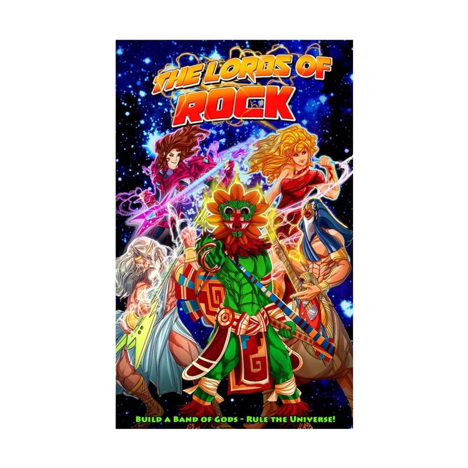 Solar Flare Lords of Rock Card Game Lords of Rock Box VG+/NM | eBay