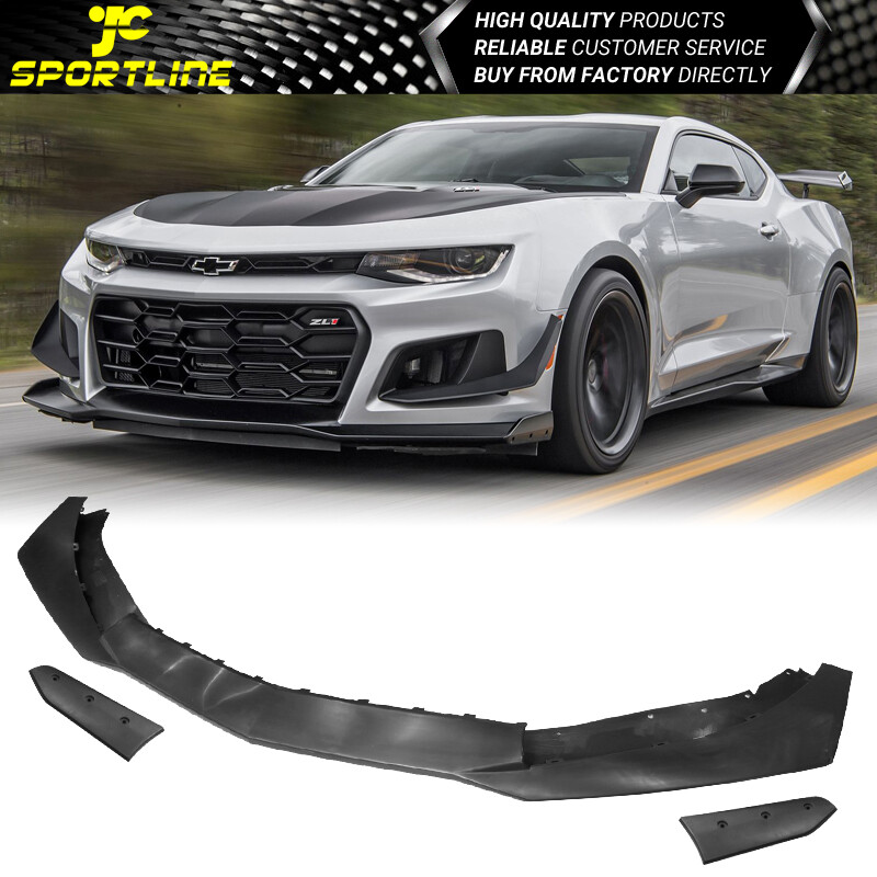 Replacement Front Lip Fits 16-18 Chevy Camaro 1LE Style Front Bumper ...
