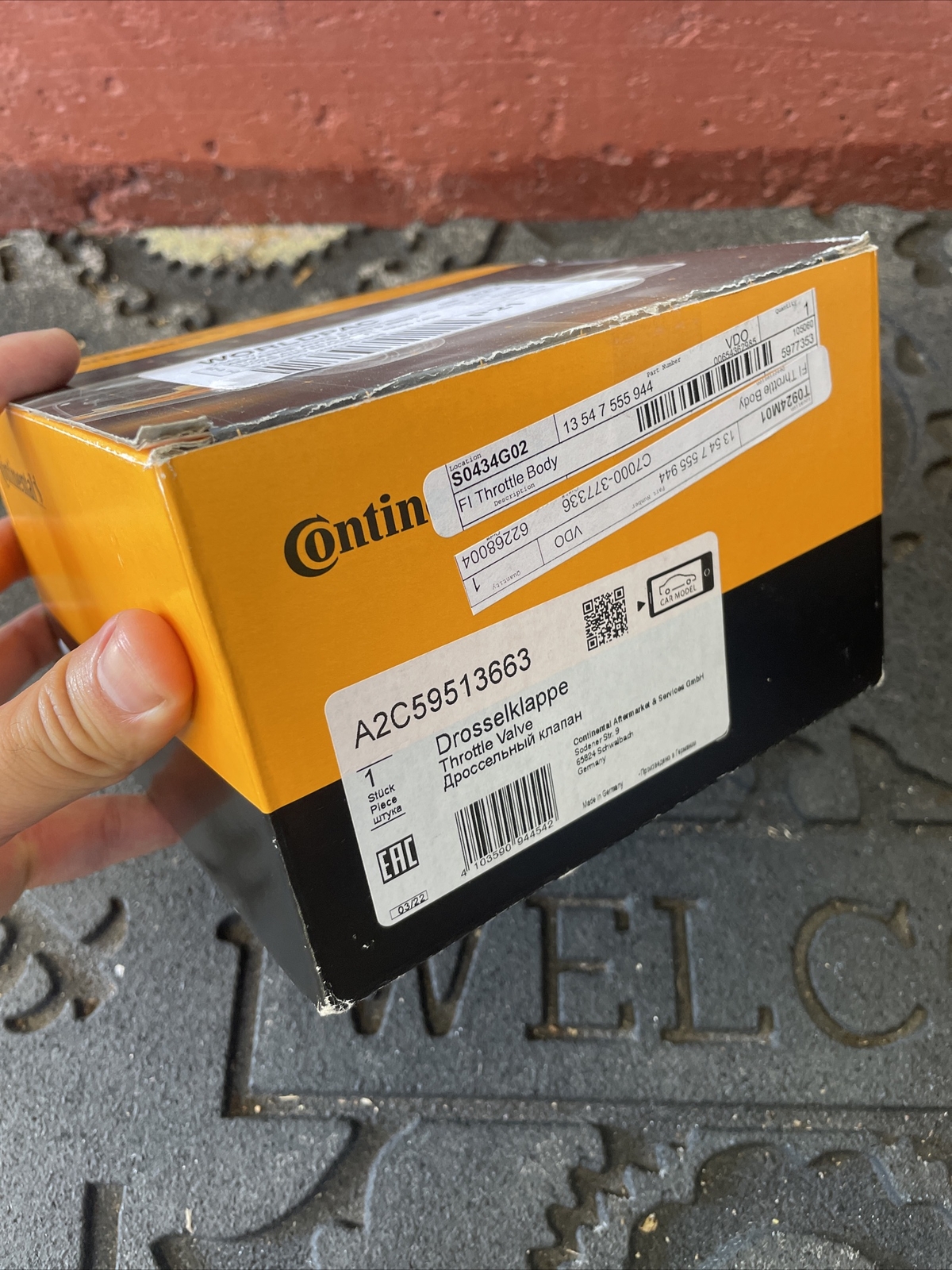 Genuine BMW Throttle Body for N63 / S63 M 4.4 engine 13547555944 ...