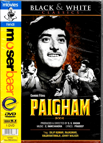 PAIGHAM - DILIP KUMAR, RAJKUMAR, VIJAYANTIMALA - NEW BOLLYWOOD DVD - UK ...