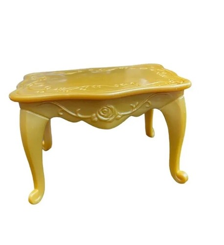 Disney Princess Royal Castle Gold Throne Table 2009 Dollhouse Furniture ...