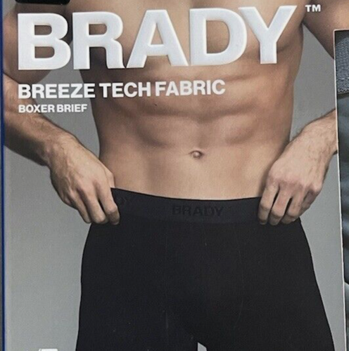Brady X Tom Brady Breeze Tech Fabric Boxer Brief Gray Size XLarge Men’s NIB | eBay