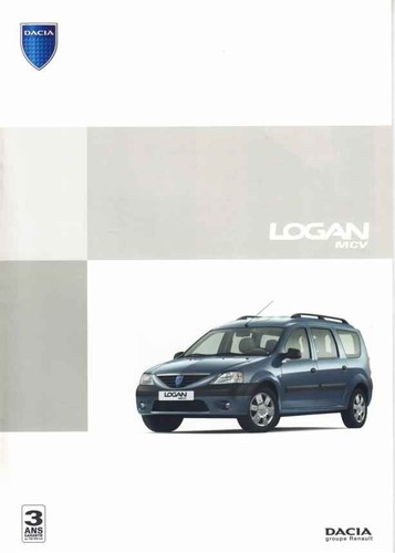 Catalogue Brochure DACIA Logan MCV 09/2006 France | eBay