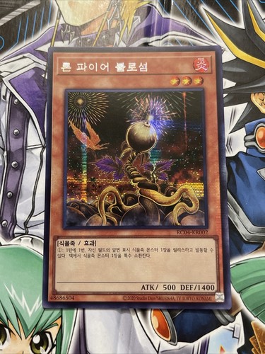 RC04-KR002 Korean Yugioh Floraison de Feu Secret Rare | eBay