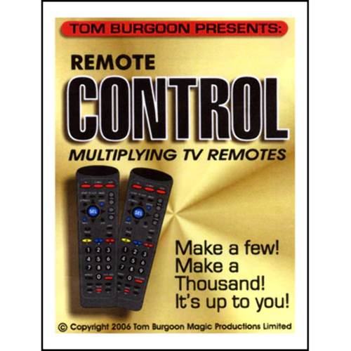 Remote Control Multiplying TV remotes by Tom Burgoon - Trick | eBay