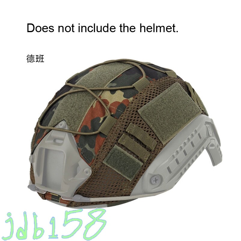 Tactical Helmet Cover Cloth Camouflage MC Green EMR Digital For FAST ...