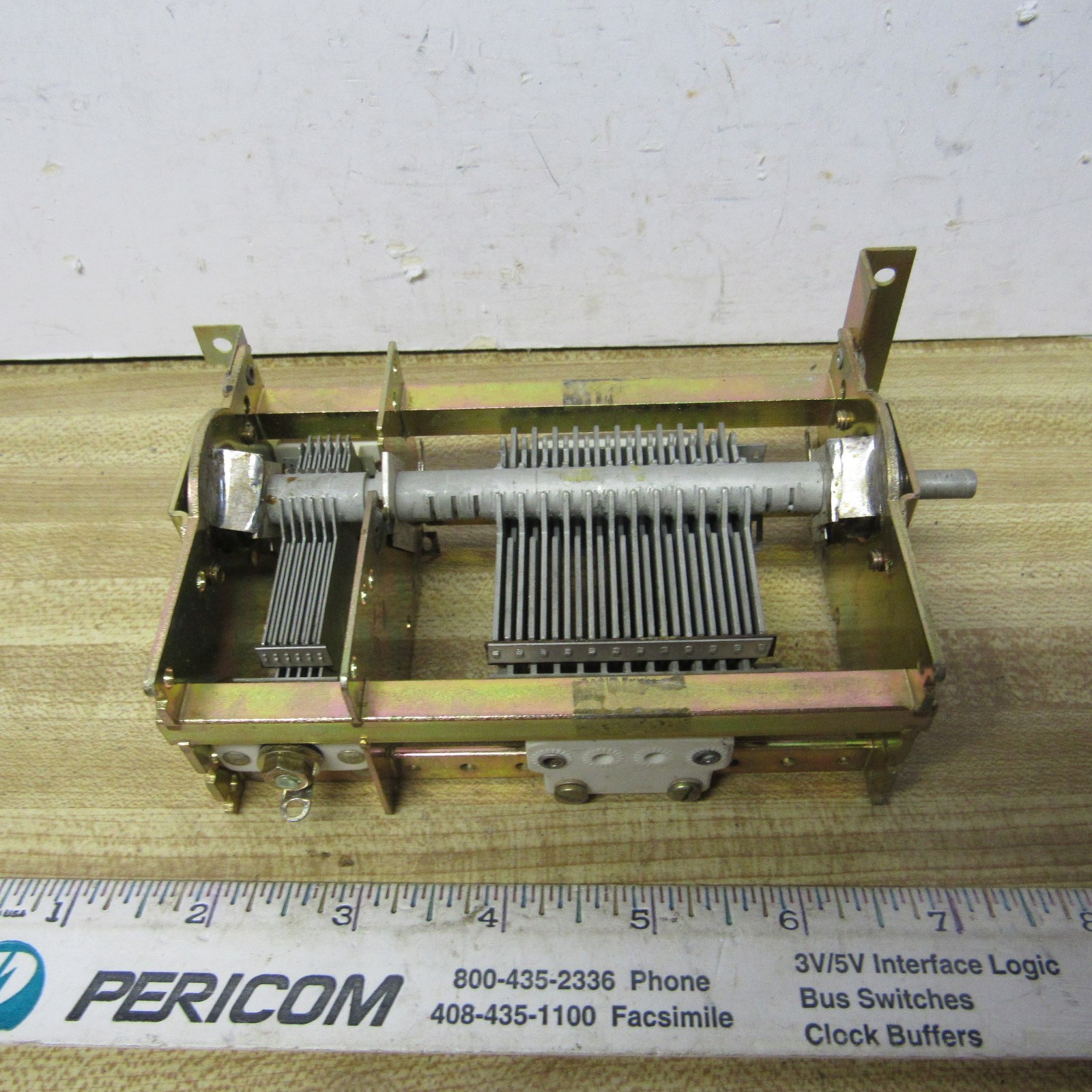 Variable Capacitor dual 15 to 225 pF 11 to 215 pF 1/4 shaft HAM RADIO ...